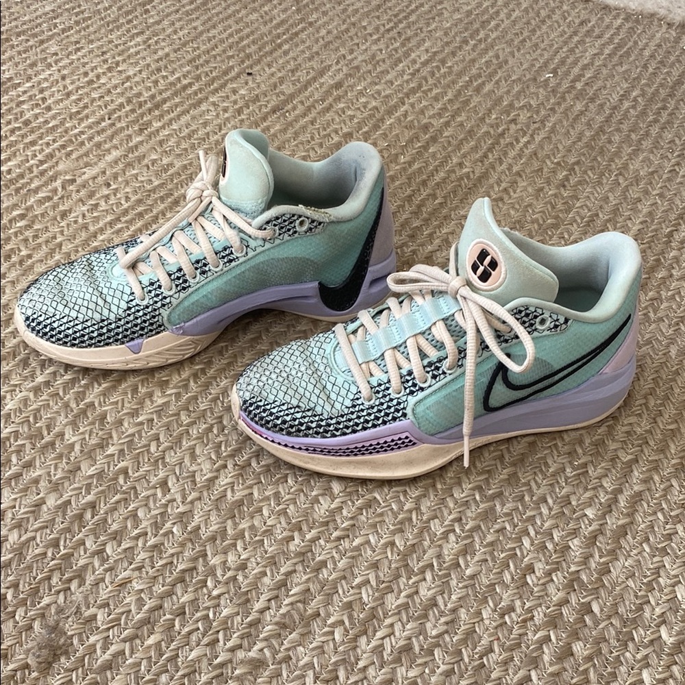 Nike Mint Green Sabrina’s Basketball Shoes - Gem